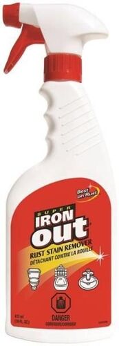 Iron Out Rust Stain Remover Spray Gel - 16 oz Bottle