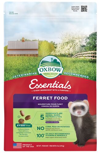 Oxbow Animal Health Essentials Ferret Food - 4 Lb