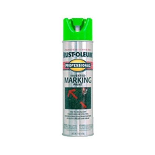Rust-Oleum Professional Inverted Marking 15 oz Fluorescent Green Spray ...