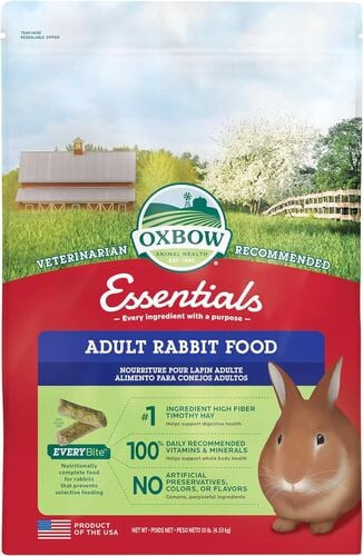 Oxbow Animal Health Essentials Adult Rabbit Food - 10 Lb