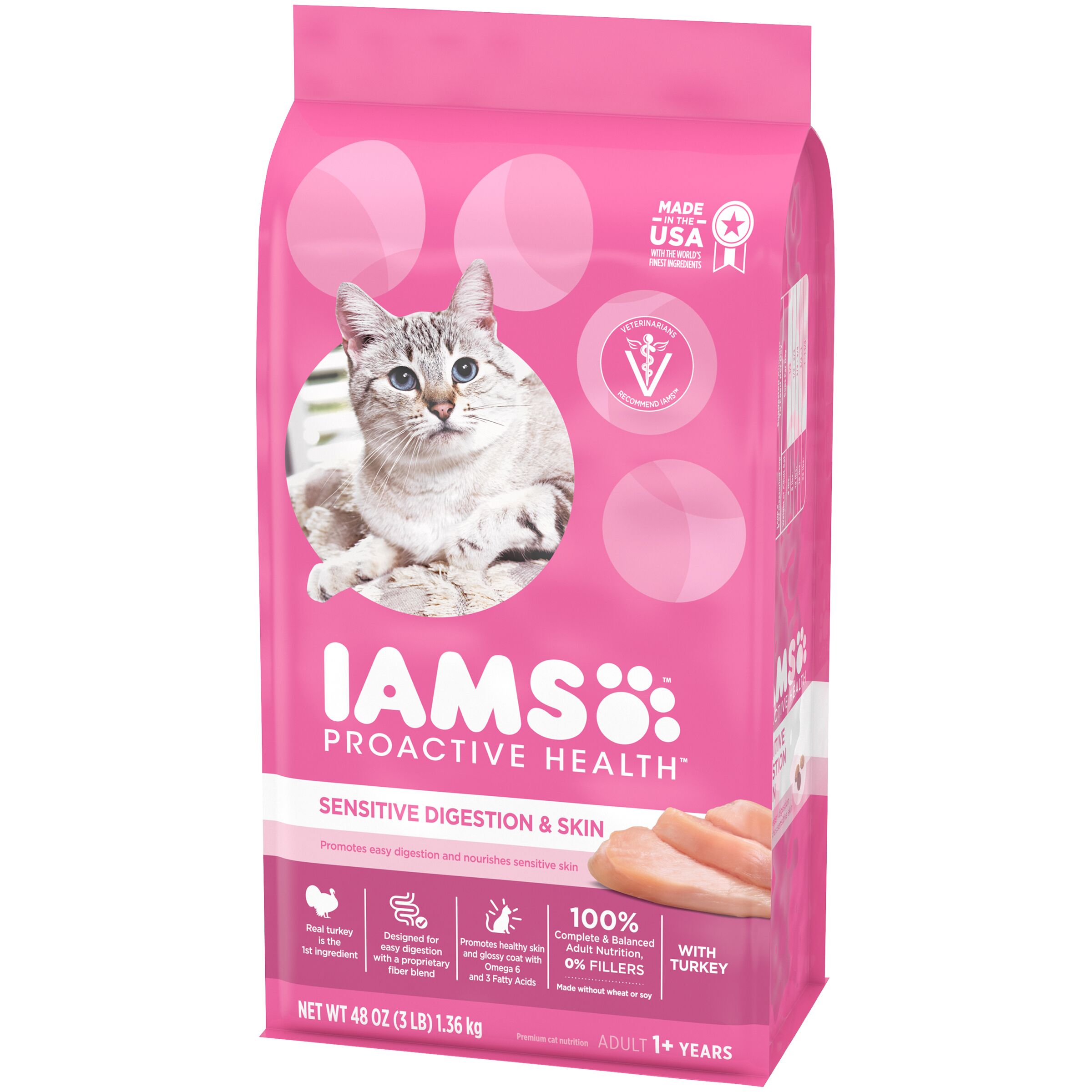 Adult Proactive Health Sensitive Digestion and Skin Dry Cat Food