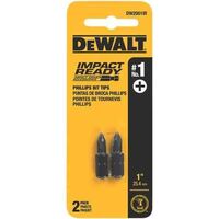 Dewalt Phillips Style Impact Ready Bit Tip (2 Pack)