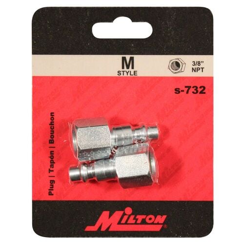 Milton 1/4" Female M-Style Plug