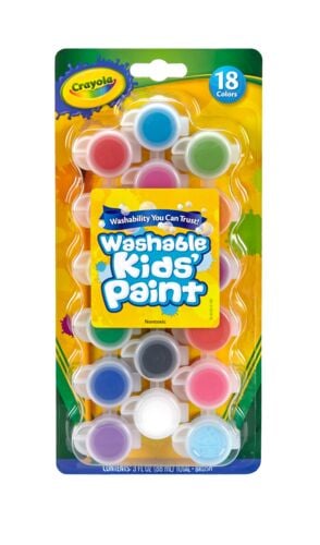 Crayola 18ct Washable Paint Set for Kids