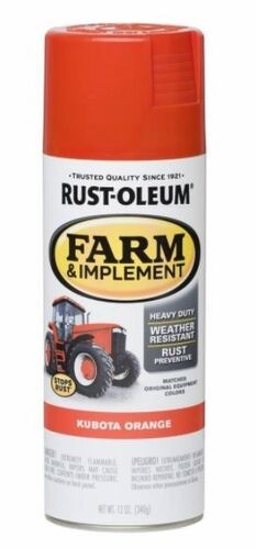 Rust-Oleum Farm & Implement Kubota Orange Spray Paint (12 Oz)