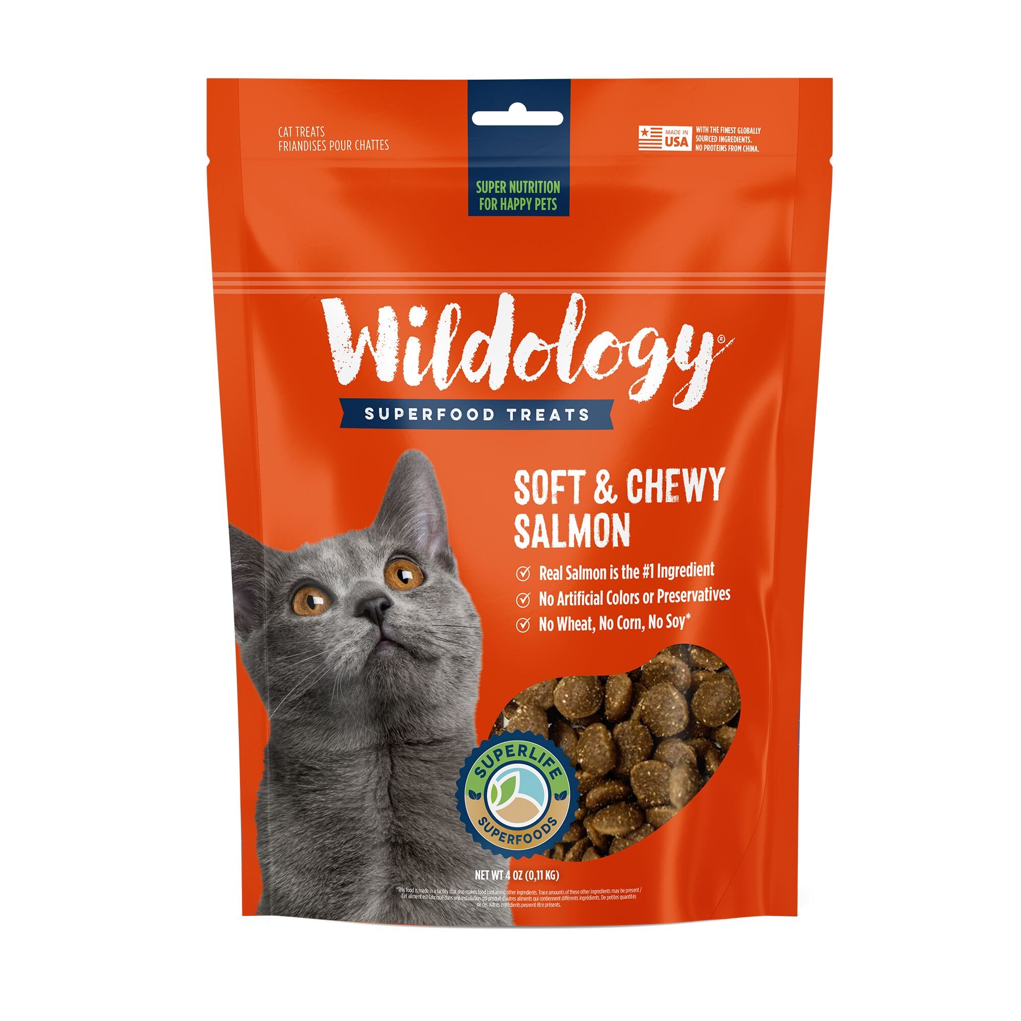 Wildology Salmon Soft & Chey Cat Treats