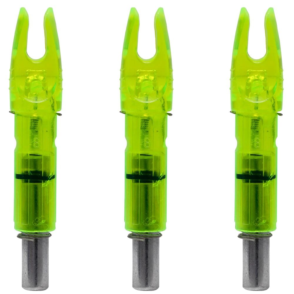 Lumenok 3-Pack .244" - .245" S Lighted Arrow Nock