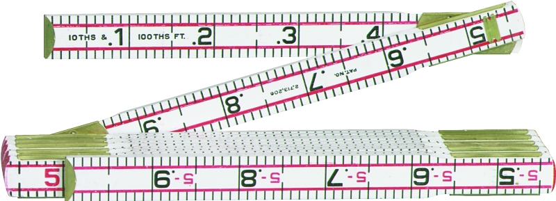 Red End Series 1066Dn Engineer's Scale Rule