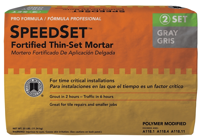 Speedset Series Sds25 Thin-Set Mortar