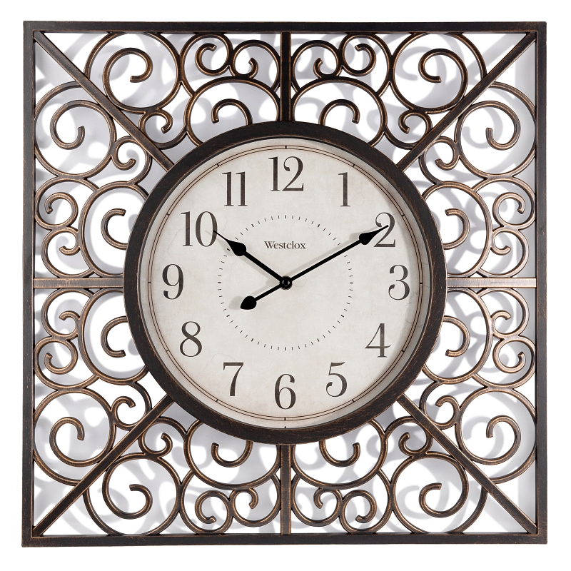 Clock With Swirl