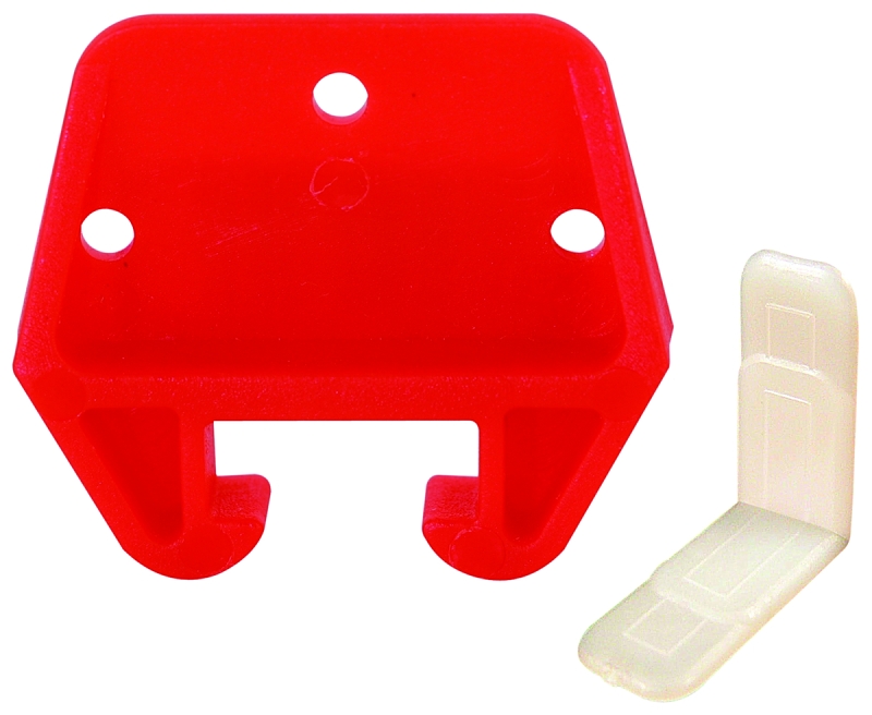 9/32" x 3/4" Drawer Track Guide Kit in Red