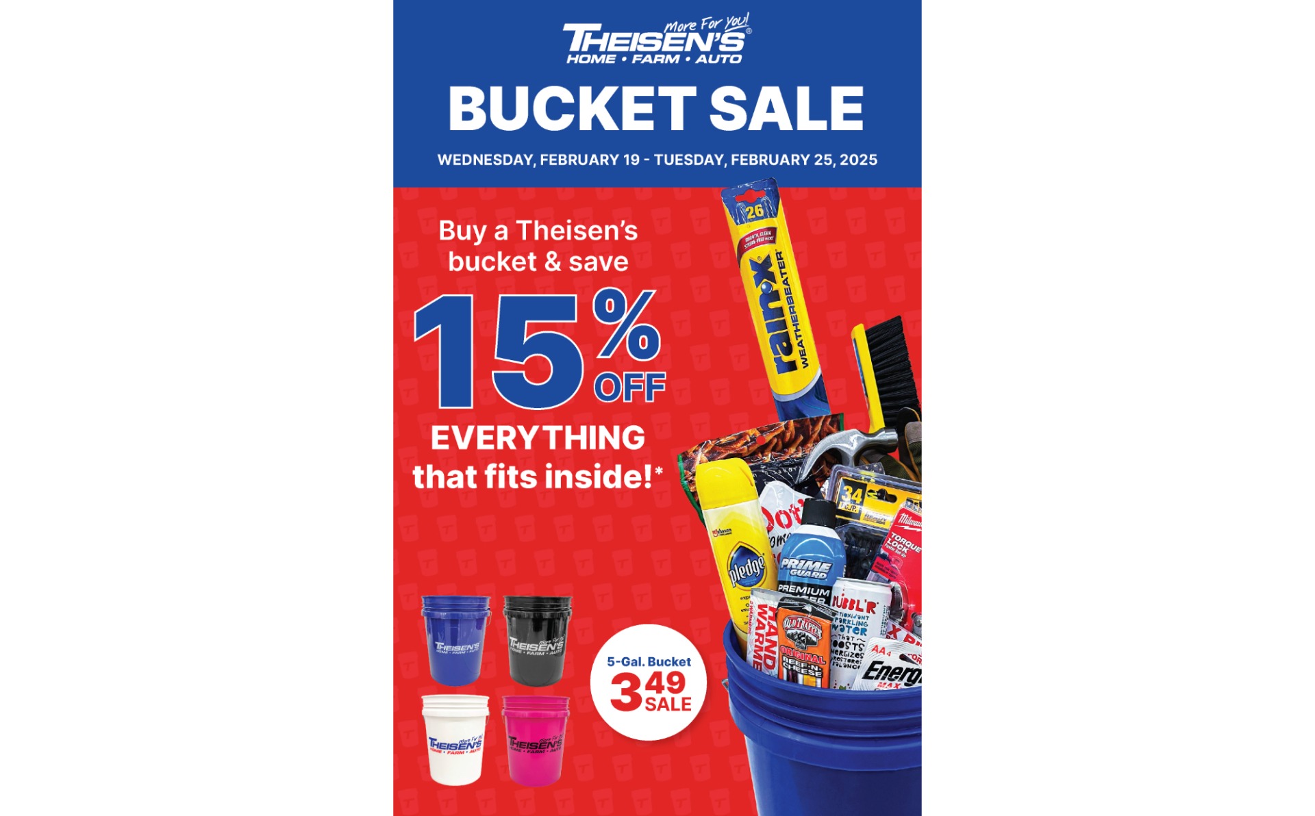 Bucket Sale